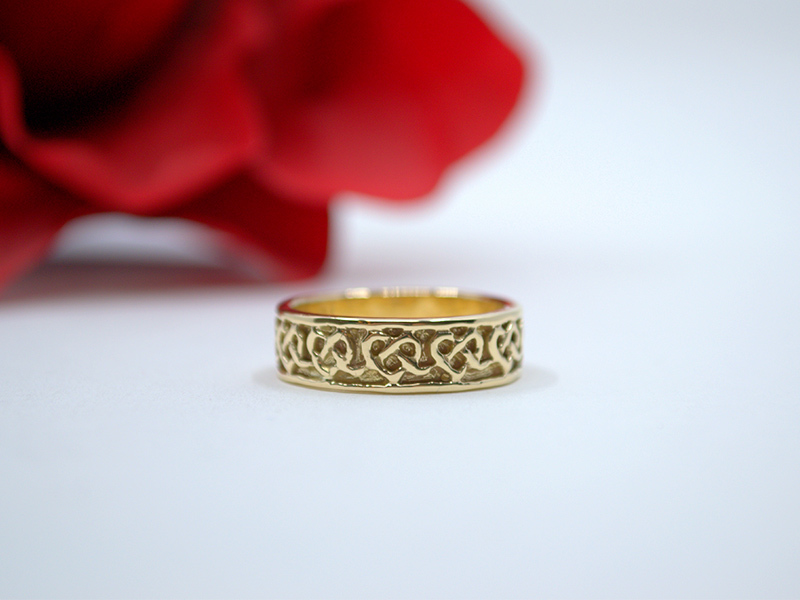 9ct Rhiannon Welsh Gold Alaw Ring (W916r) | Rhiannon Jewellery